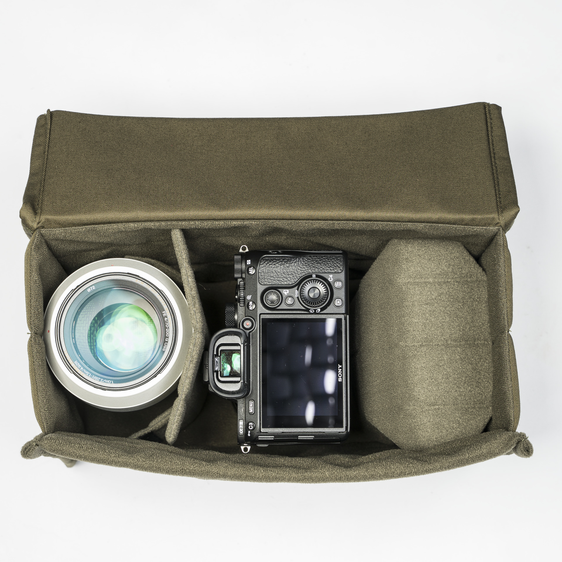 QUICK-DRAW CAMERA INSERT (FOR EASY RIDER) - Handmade camera bags ...